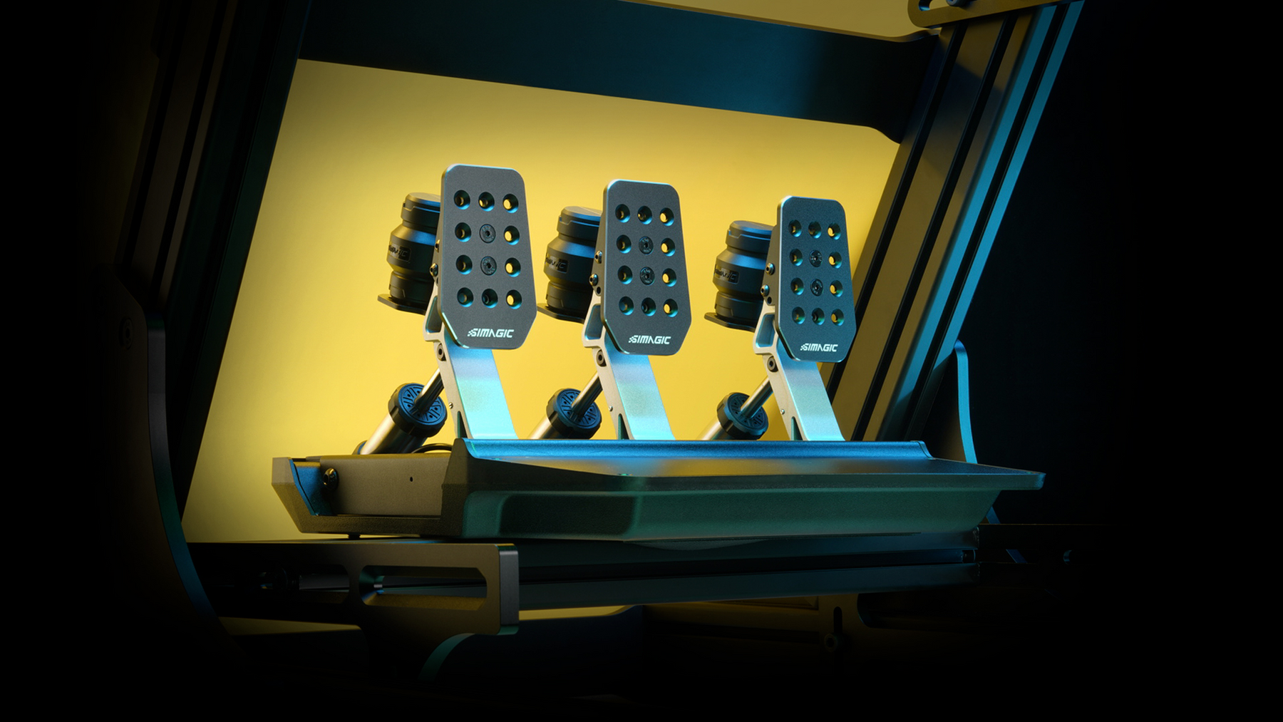 SIMAGIC P500 Pedal Set | Entry-Level Load Cell Pedals